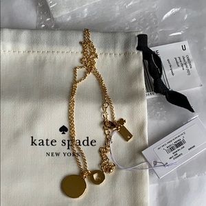 kate spade | Jewelry | Kate Spade Spot The Spade Pave Charm Pendant ...